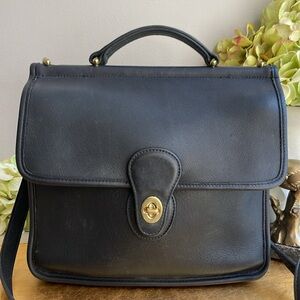 Coach | Bags | Coach Vintage Classic Legacy Willis Crossbody In Black ...